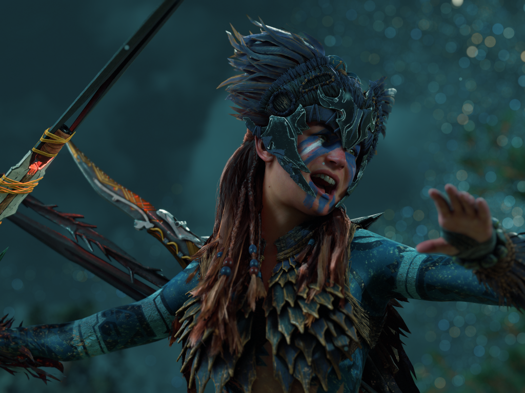 Aloy in Horizon Forbidden West Wallpaper 4K