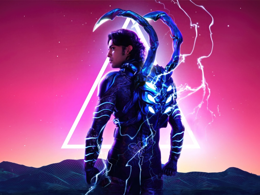Blue Beetle Wallpaper 4K, Xolo Maridueña, DC Comics