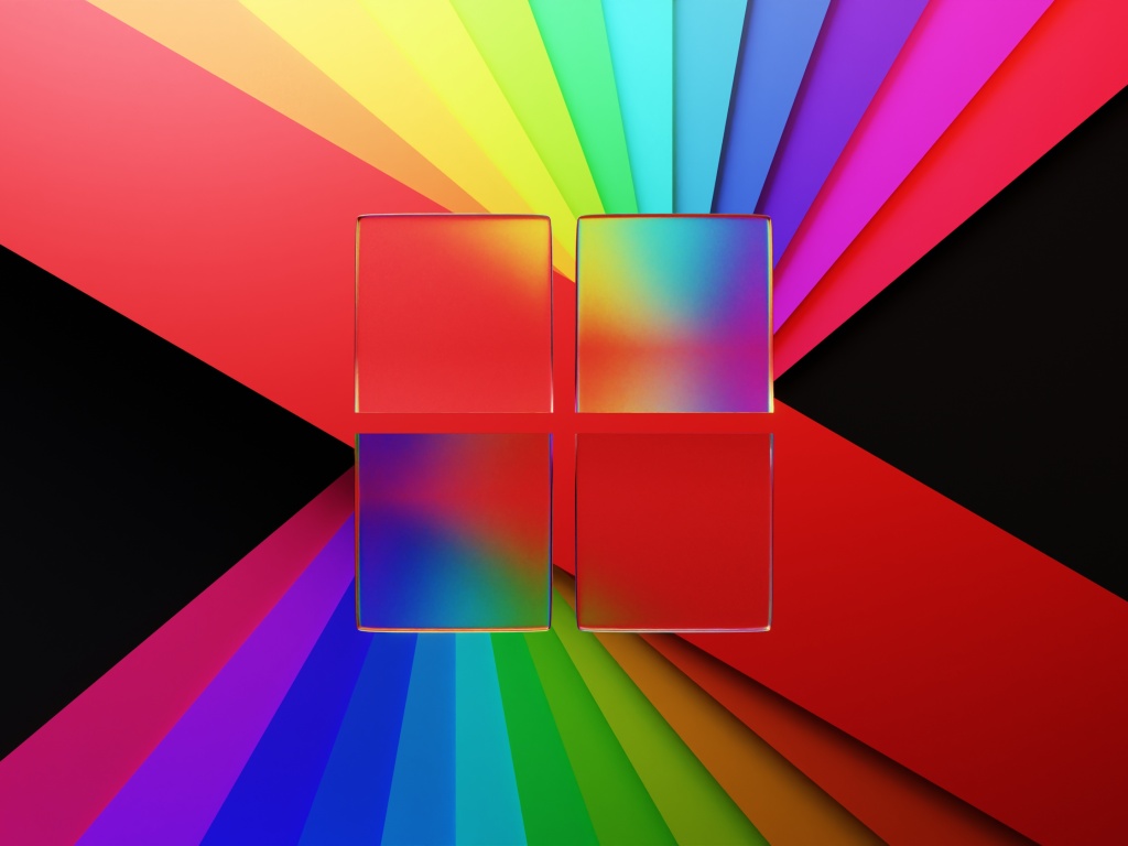 Windows 11 Wallpaper 4K, Glass, Colorful, Ribbons, Abstract, Windows ...